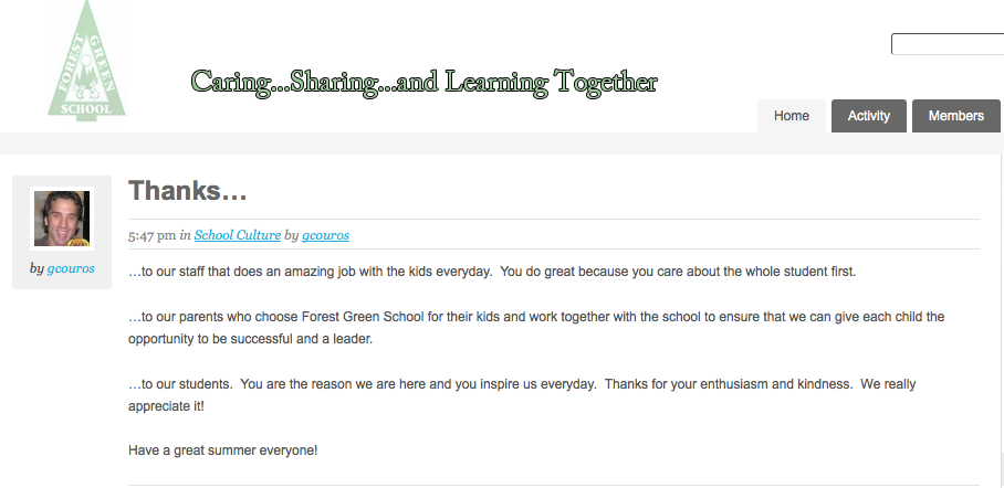 Vision For Our School Website - George Couros