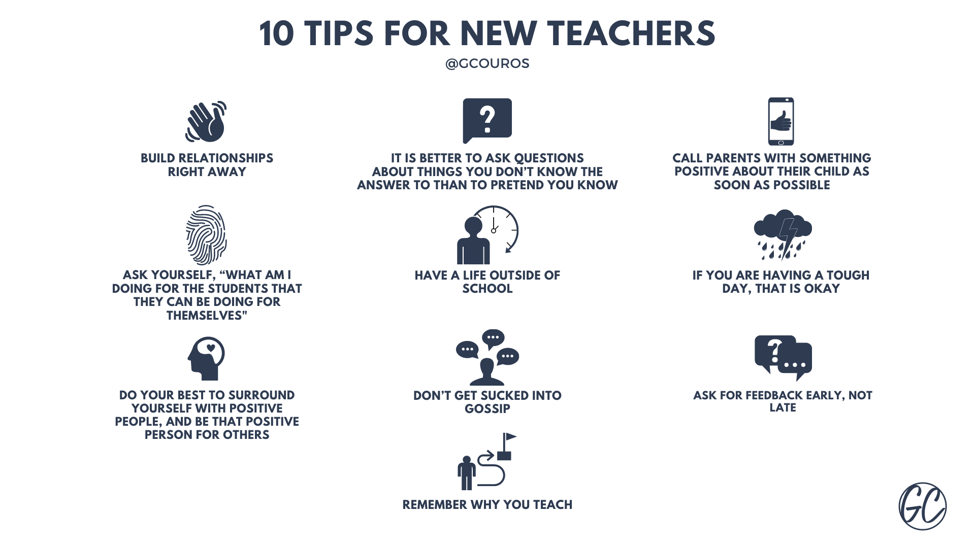 10 Tips for New Teachers #Podcast - George Couros
