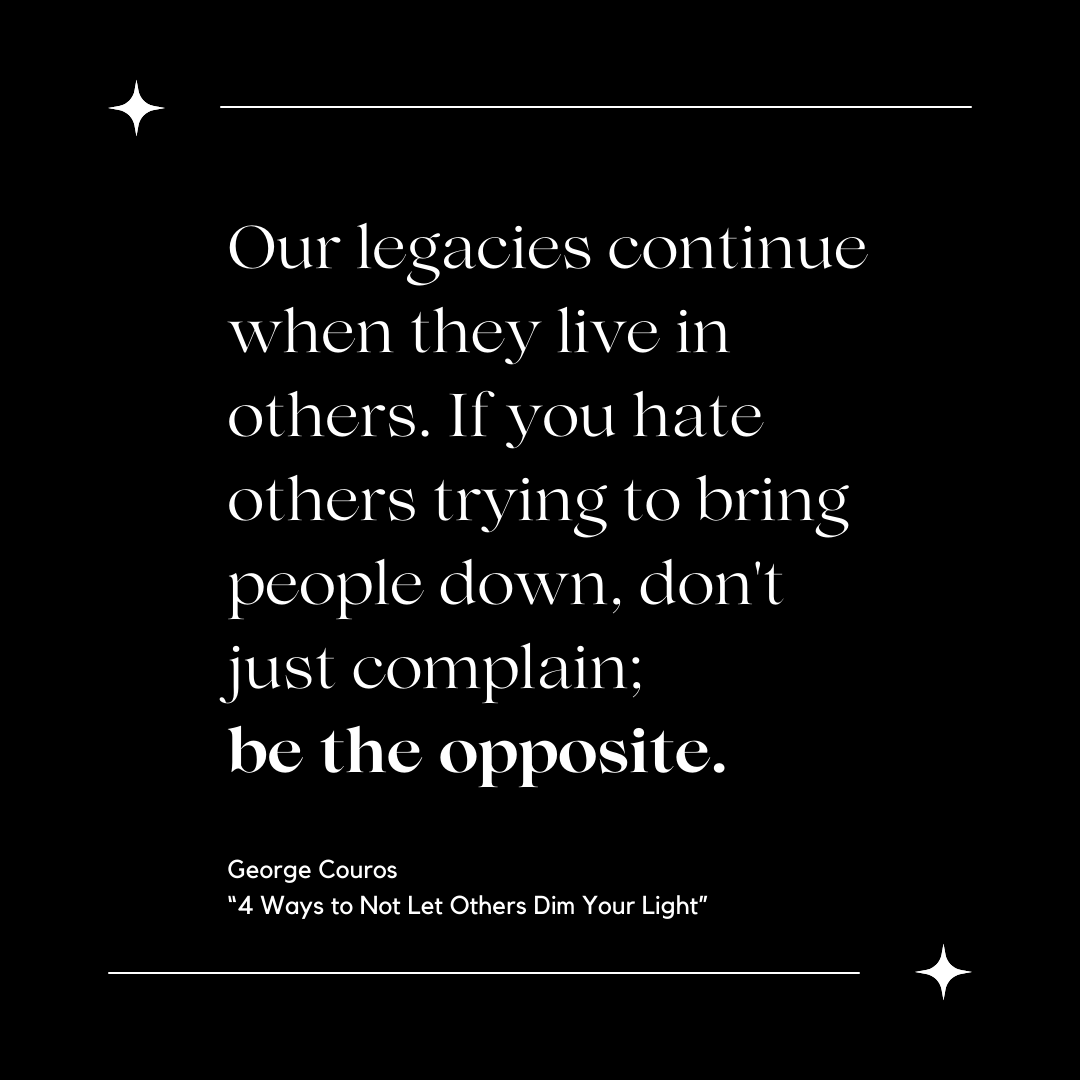 4 Ways To Not Let Others Dim Your Light - George Couros